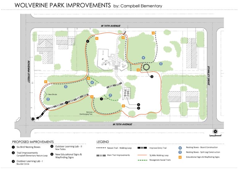 Wolverine Park Trail Diagram | Anchorage Park Foundation