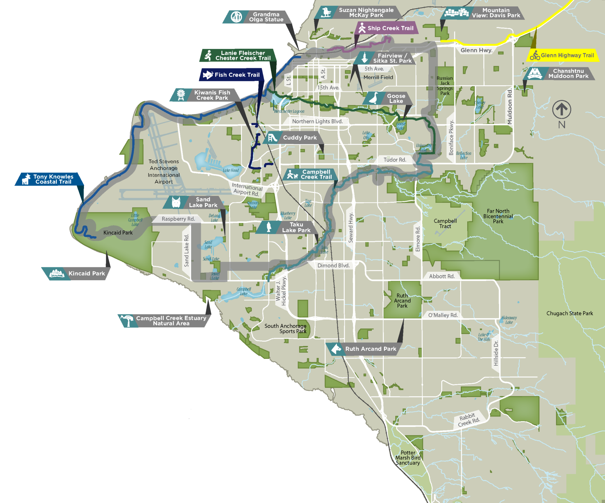 Anchorage Park & Trail System | Anchorage Park Foundation