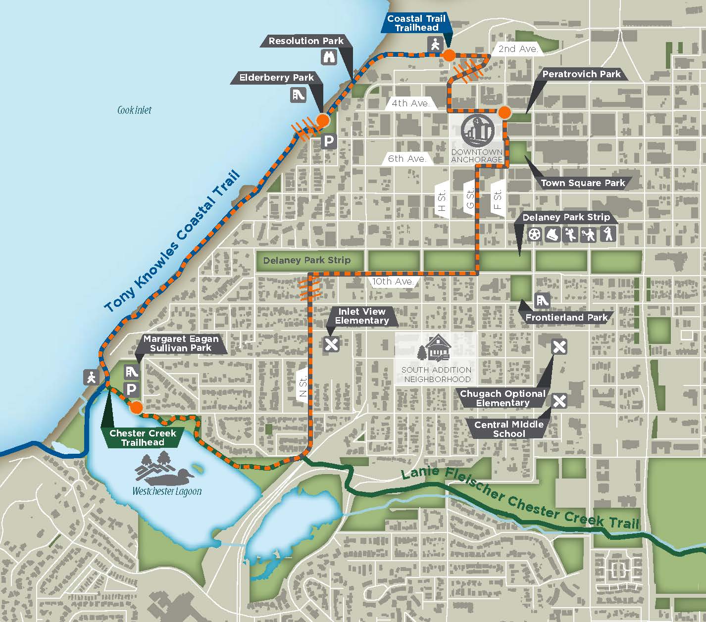 Walking Routes | Anchorage Park FoundationAnchorage Park Foundation
